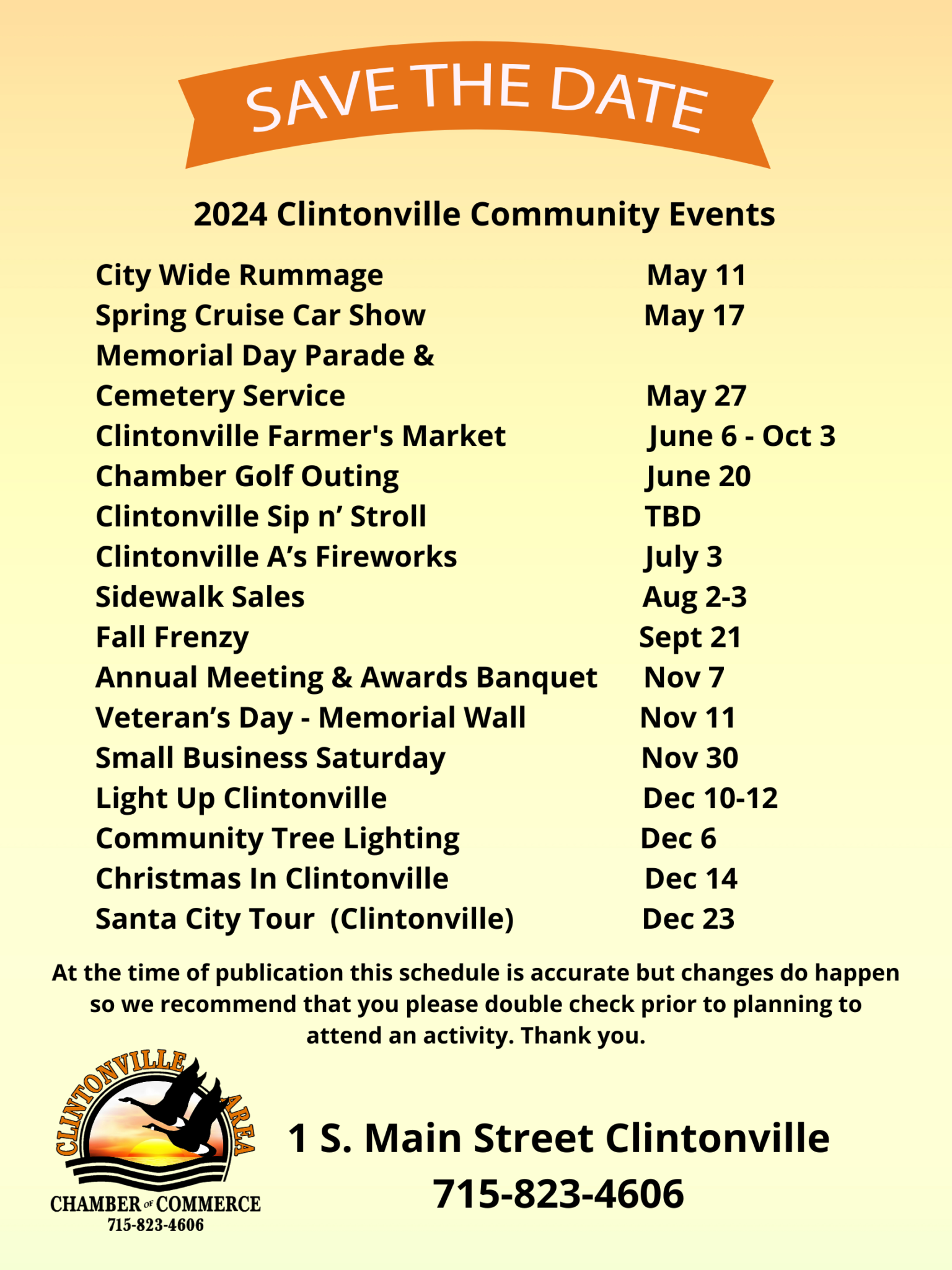 Clintonville Area Chamber of Commerce – Clintonville, WI